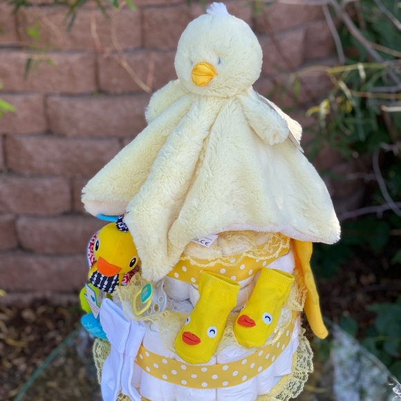 Pampers | Accessories | Easter Diaper Cake Chick Diaper Cake | Poshmark